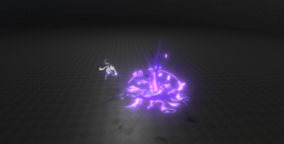 ArtStation - Combo Punch effect(Dark properties)