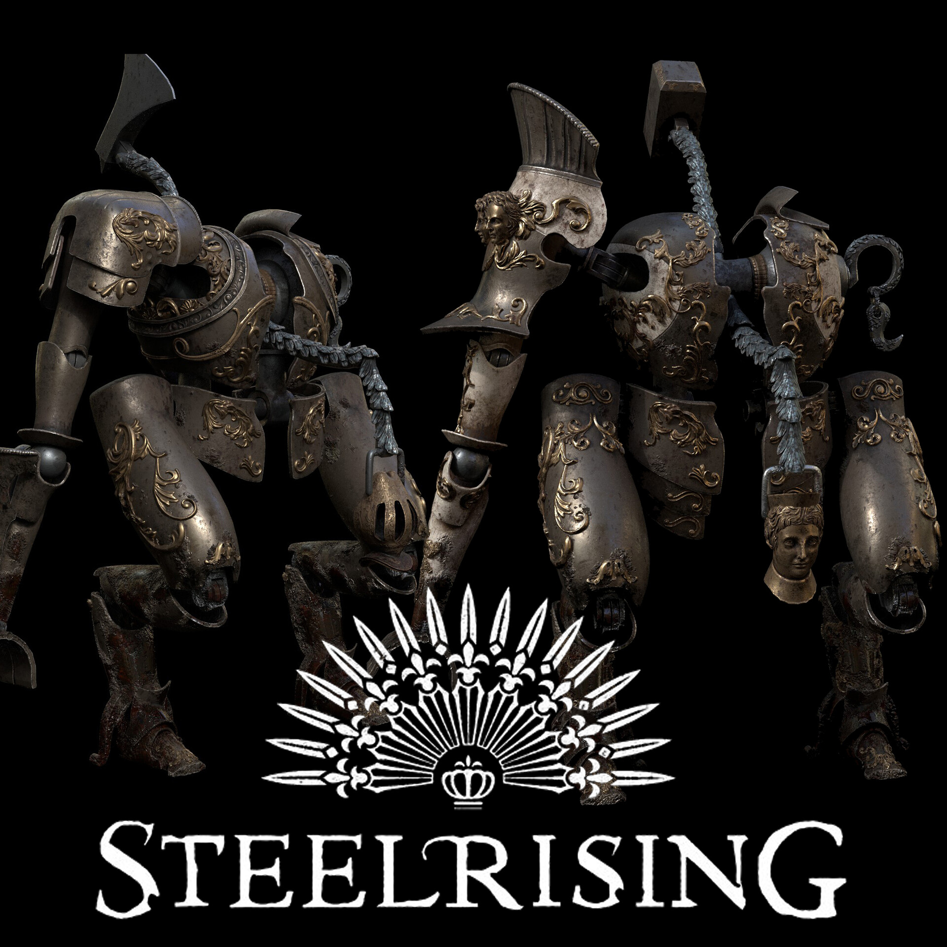 ArtStation - Machinist mob of steelrising