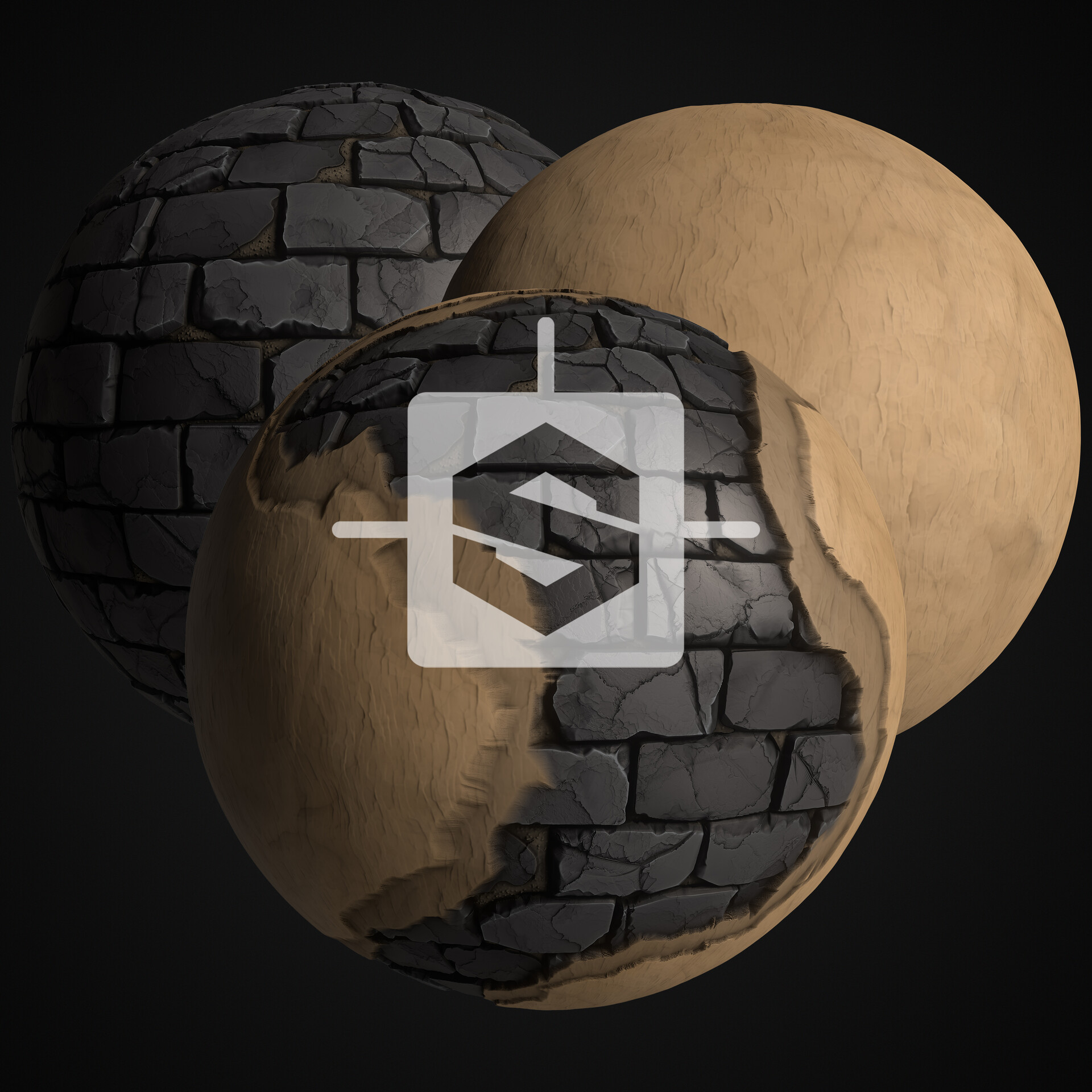 ArtStation - Stylized Brick Wall - Substance Designer