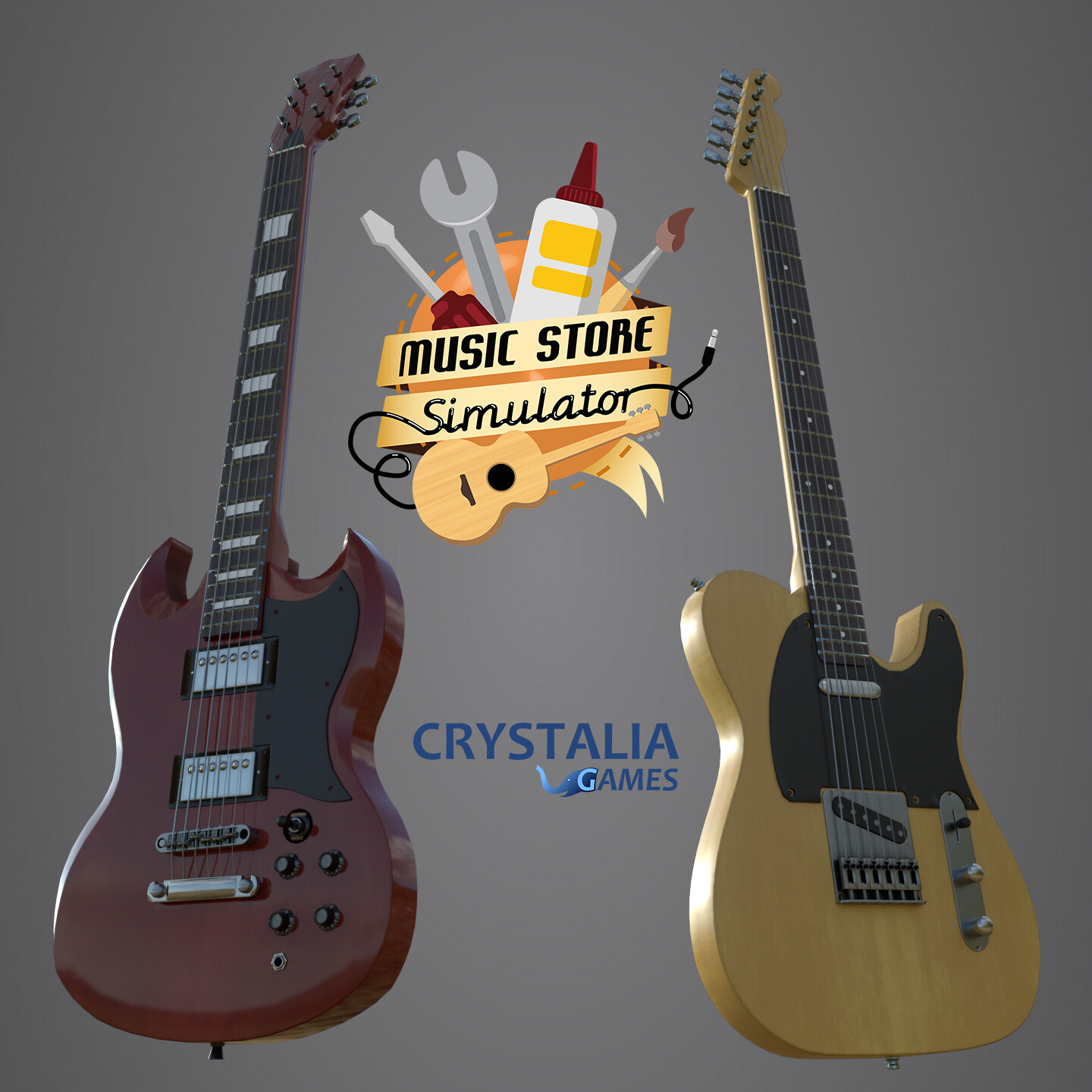 ArtStation - Electric Guitars for Music Store Simulator