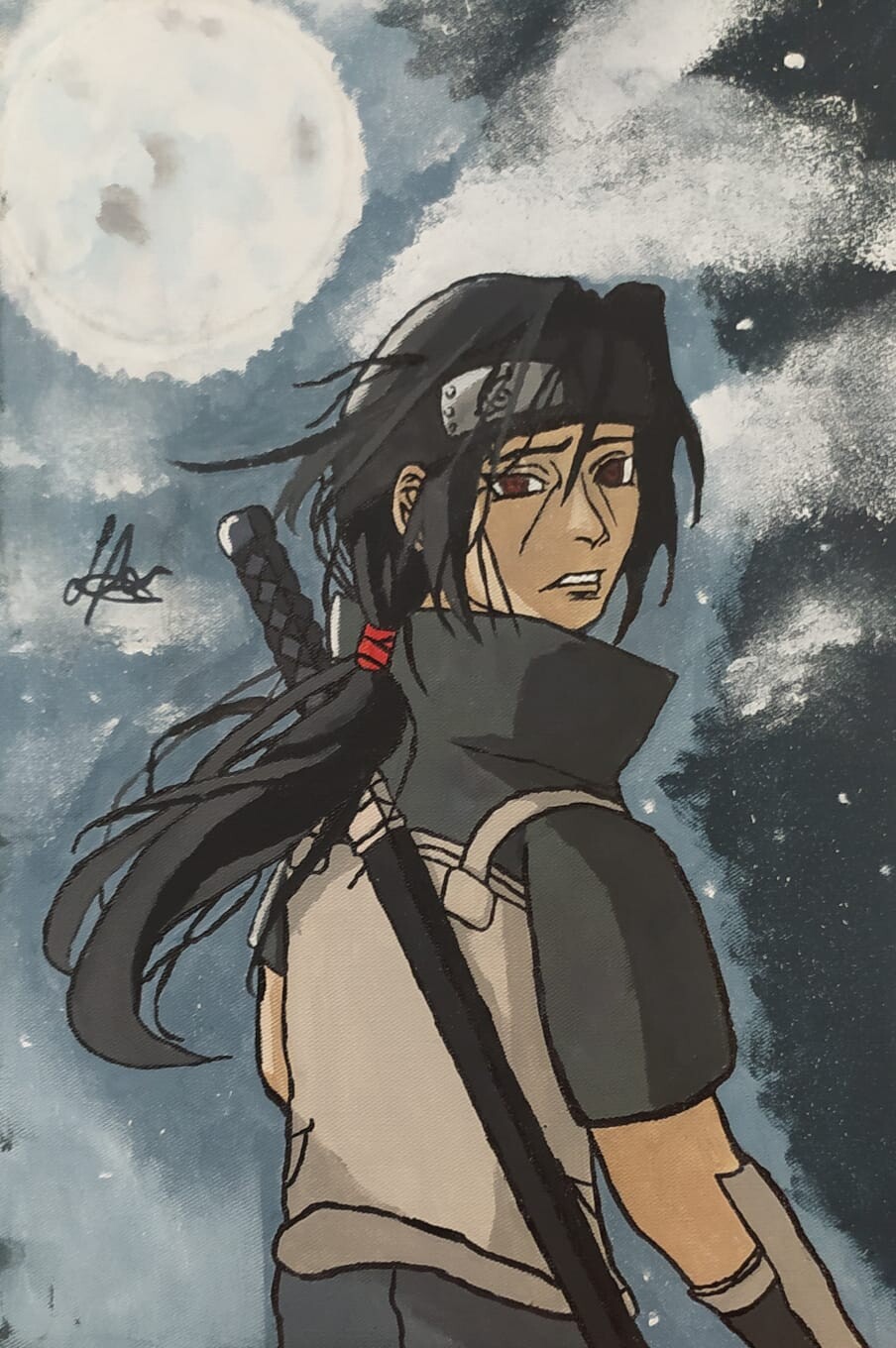 ArtStation - Itachi Uchiha from Naruto