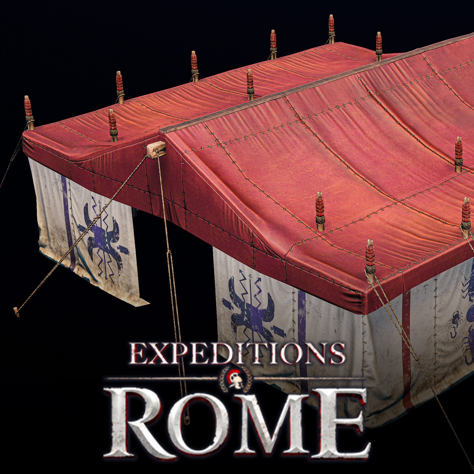 ArtStation - Expeditions: Rome | Roman War Camp - Barrack, Garrison ...
