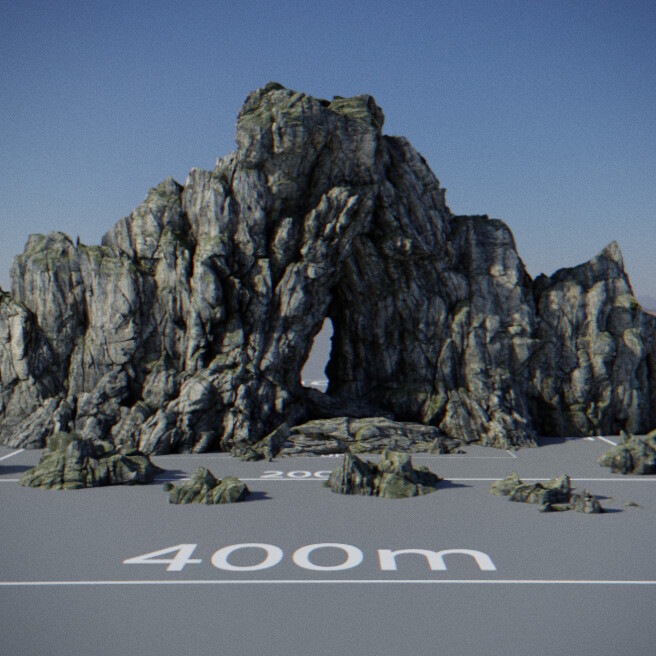 Artstation 3d Rock Collection Vol5