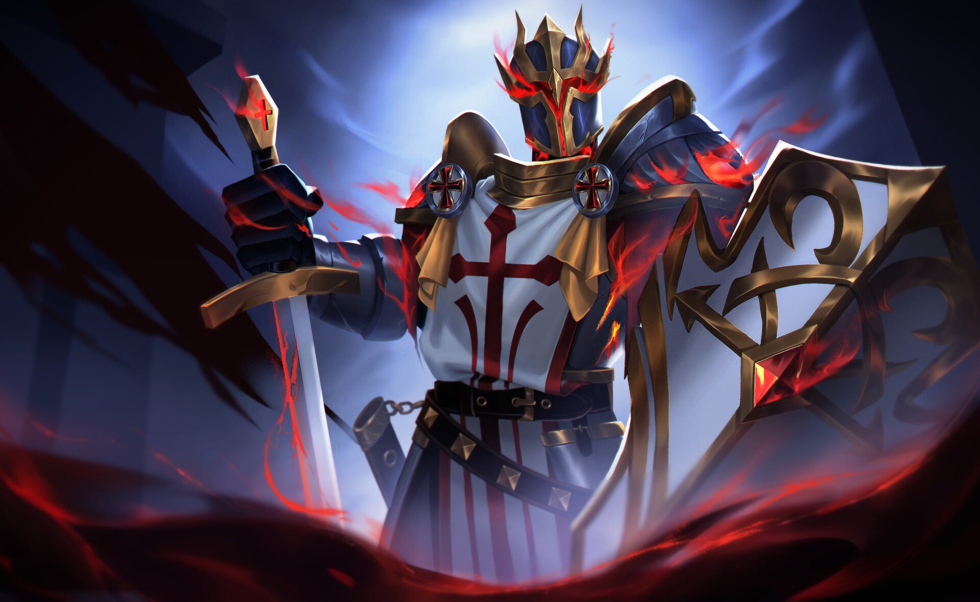 ArtStation - Magic Crusader Demon Warrior-Rudger