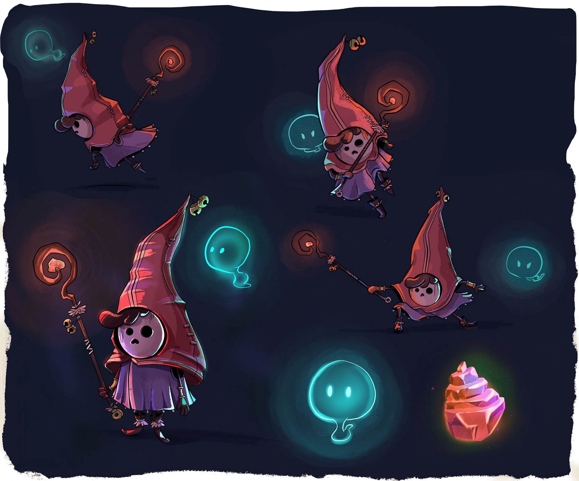 ArtStation - Character design Key Poses