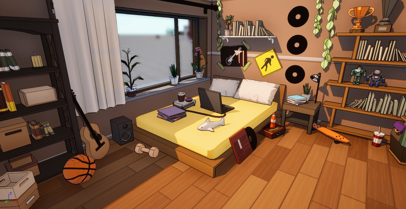 ArtStation - Lofi.Haiku - Cozy room