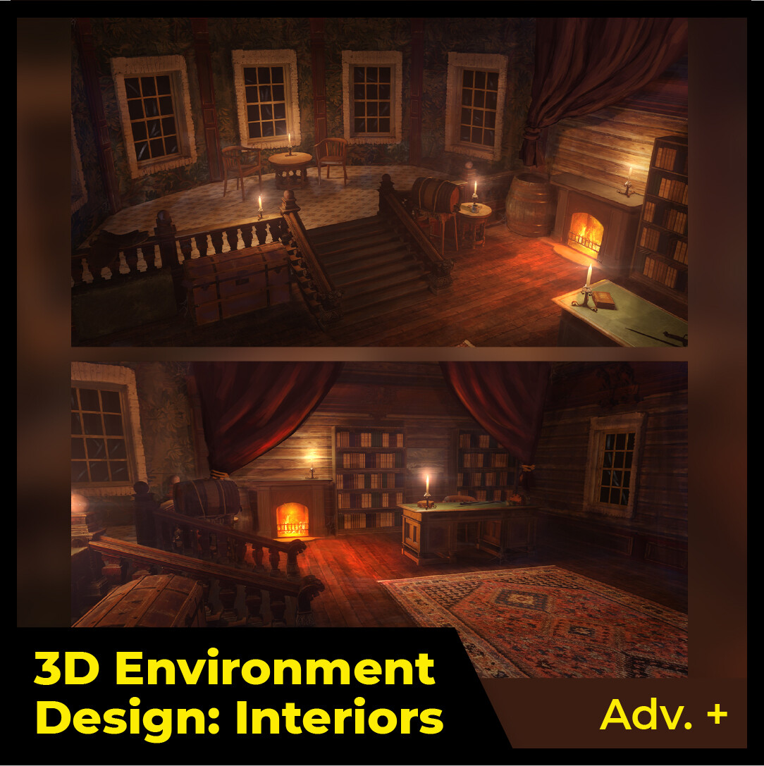 ArtStation - Adv. 3D Environment Design: Interiors