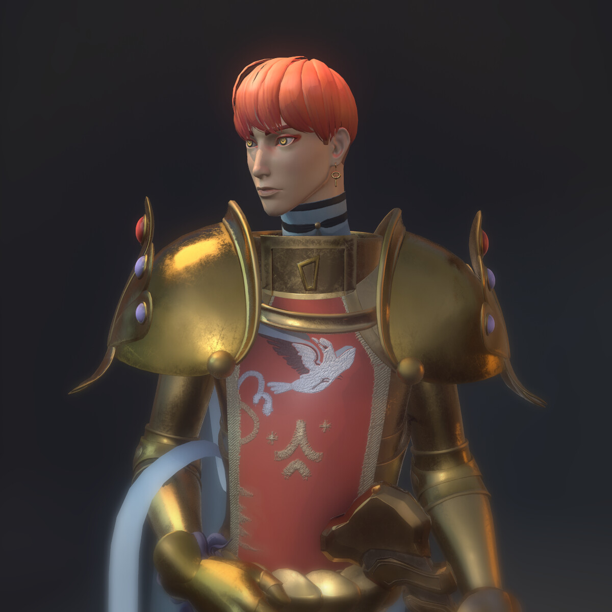 ArtStation - Golden Knight