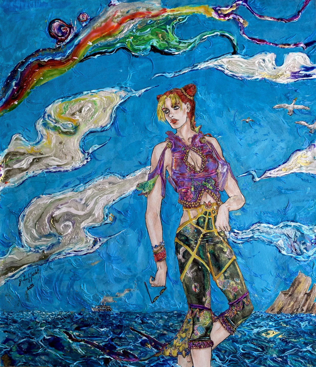 ArtStation - JoJo's Bizarre Adventure fanart 5 - Jolyne Cujoh