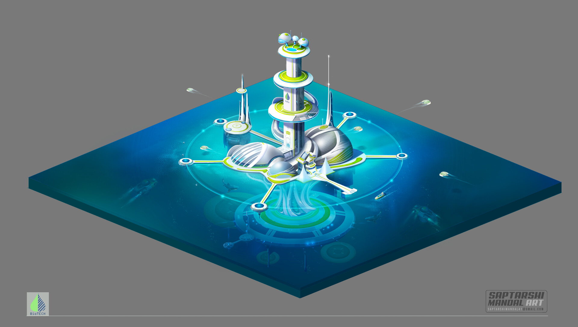 ArtStation - BioTECH - Futuristic Bio Lab