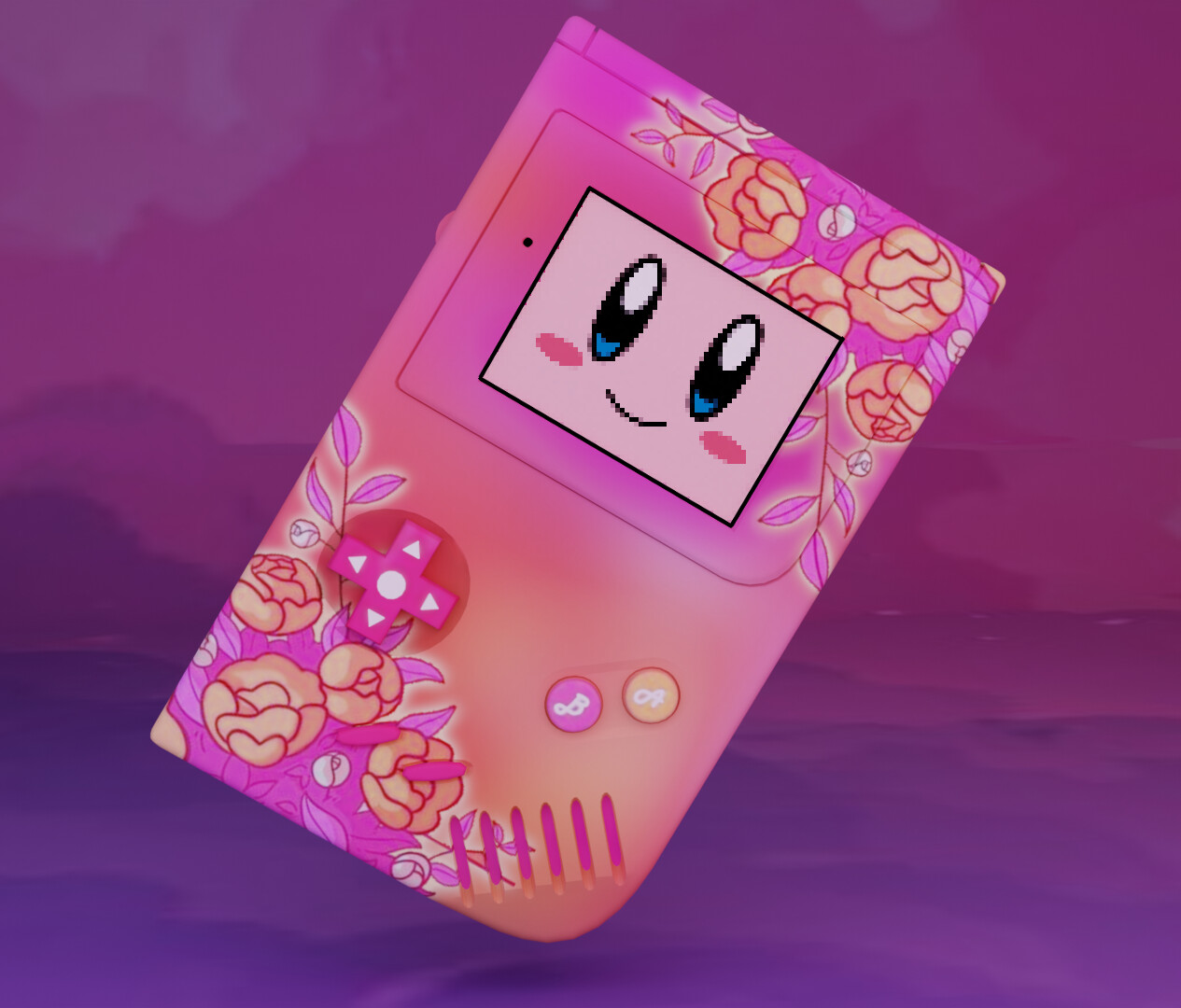 ArtStation - Cute gameboy