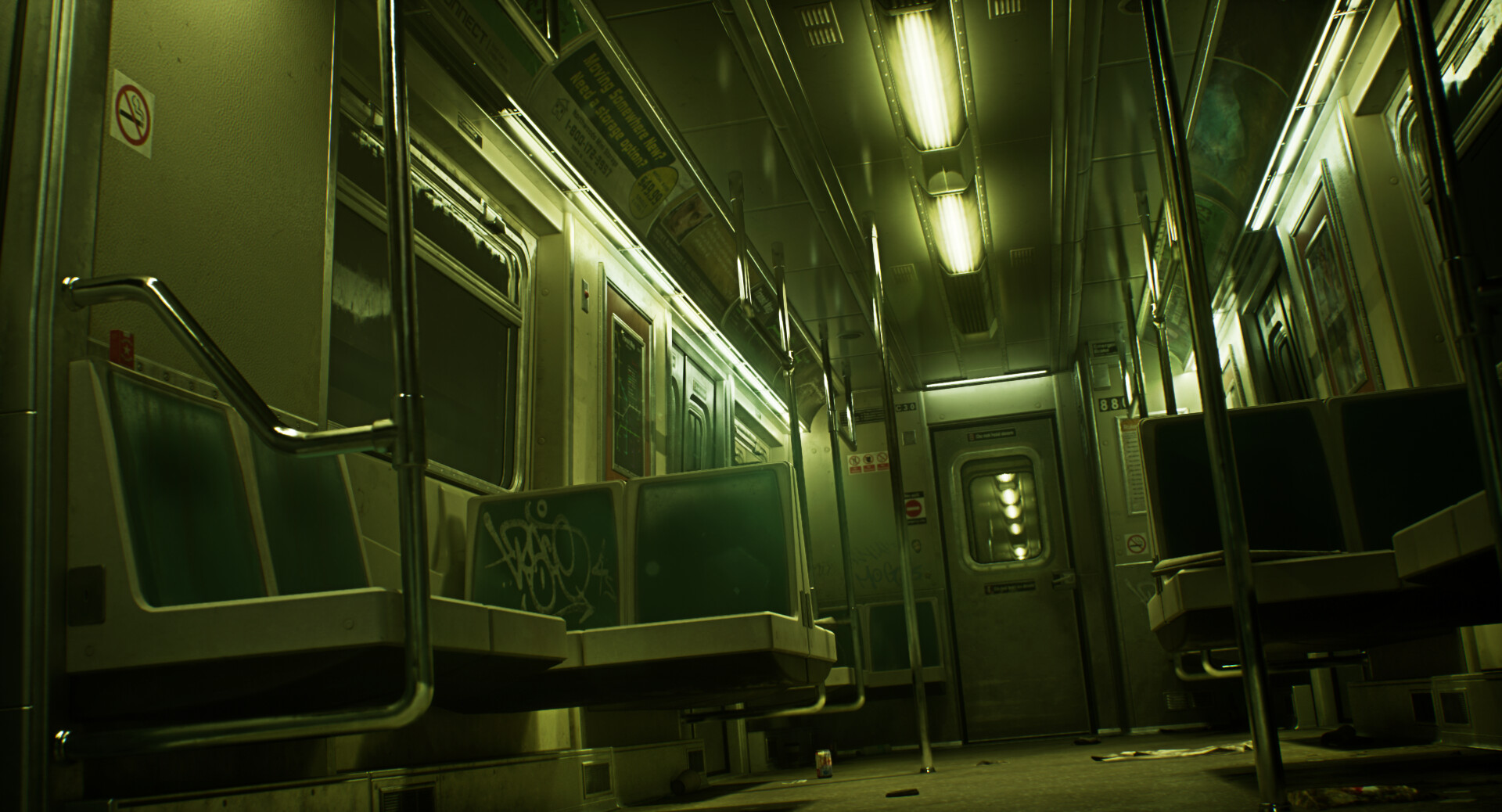 ArtStation - Subway Train ReLighting