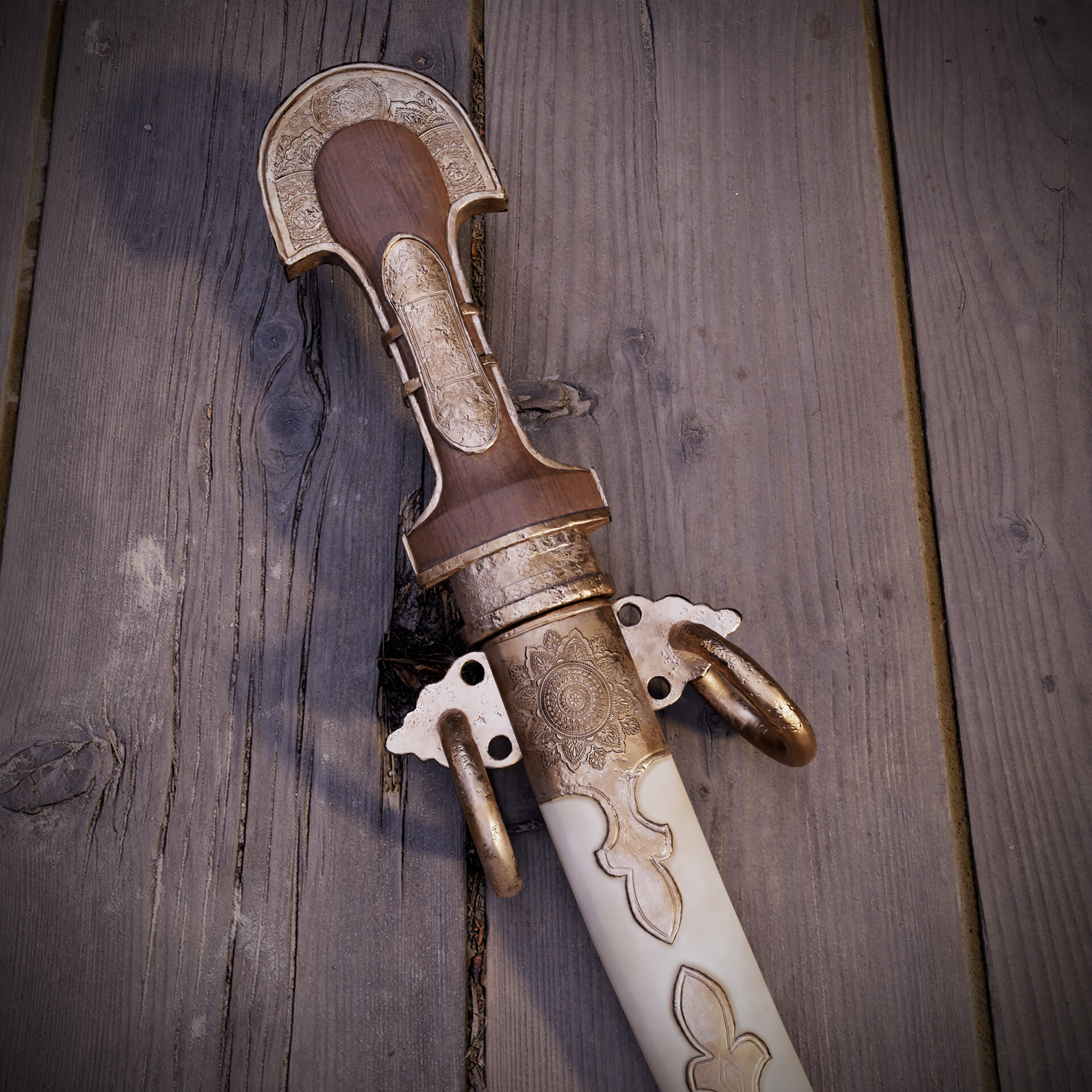 ArtStation - Koummya : Moroccan traditional dagger