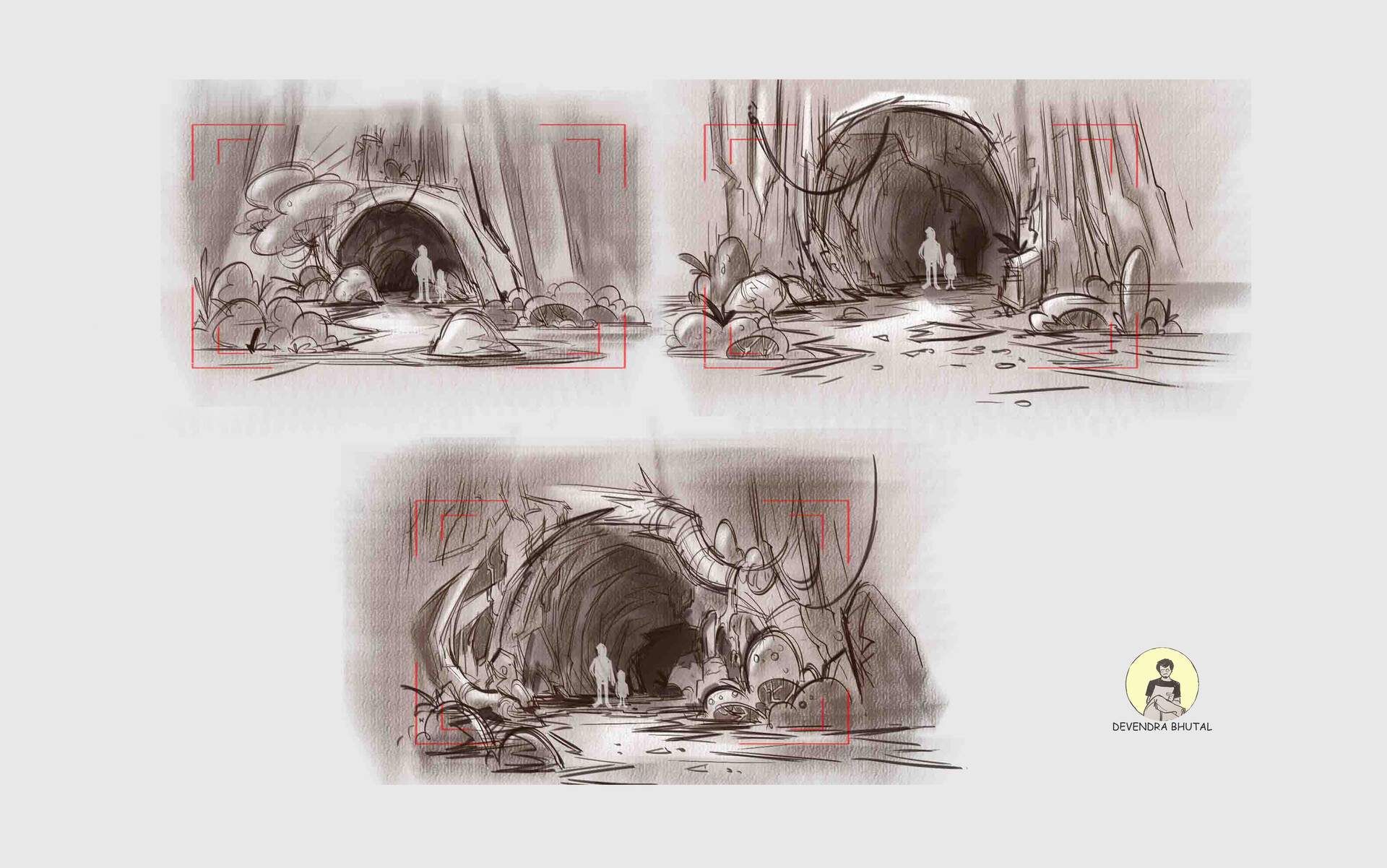 ArtStation - Visual Development - Cave