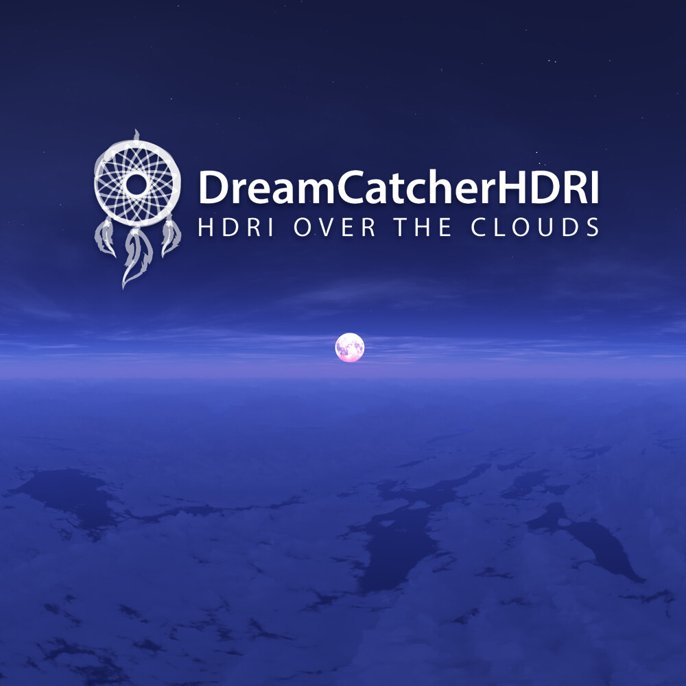 ArtStation - New Aerial Moonlight Cloudy HDRI Environments @ 33,000 feet