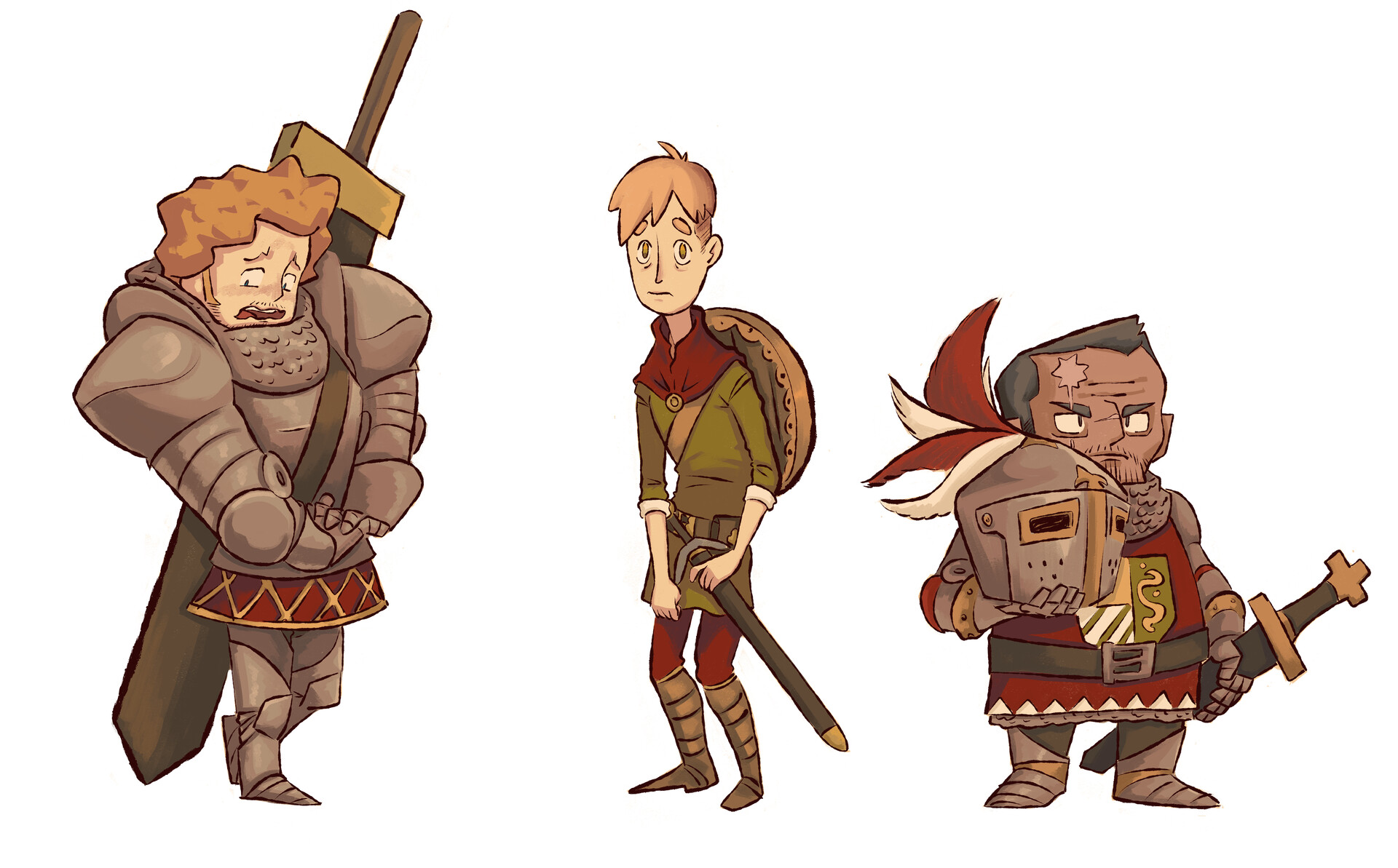 ArtStation - the three knight