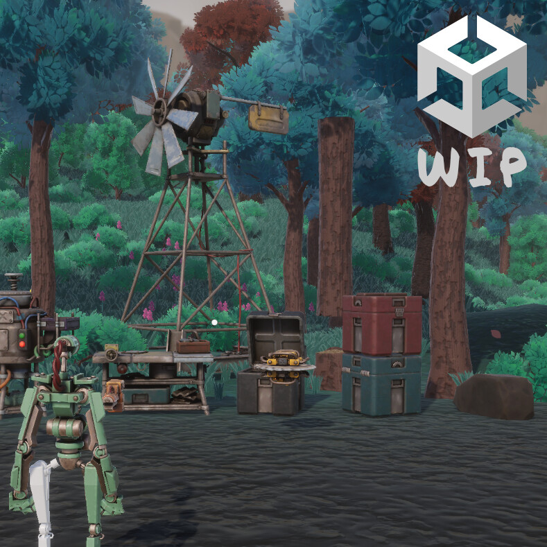 ArtStation - WIP Robo Project