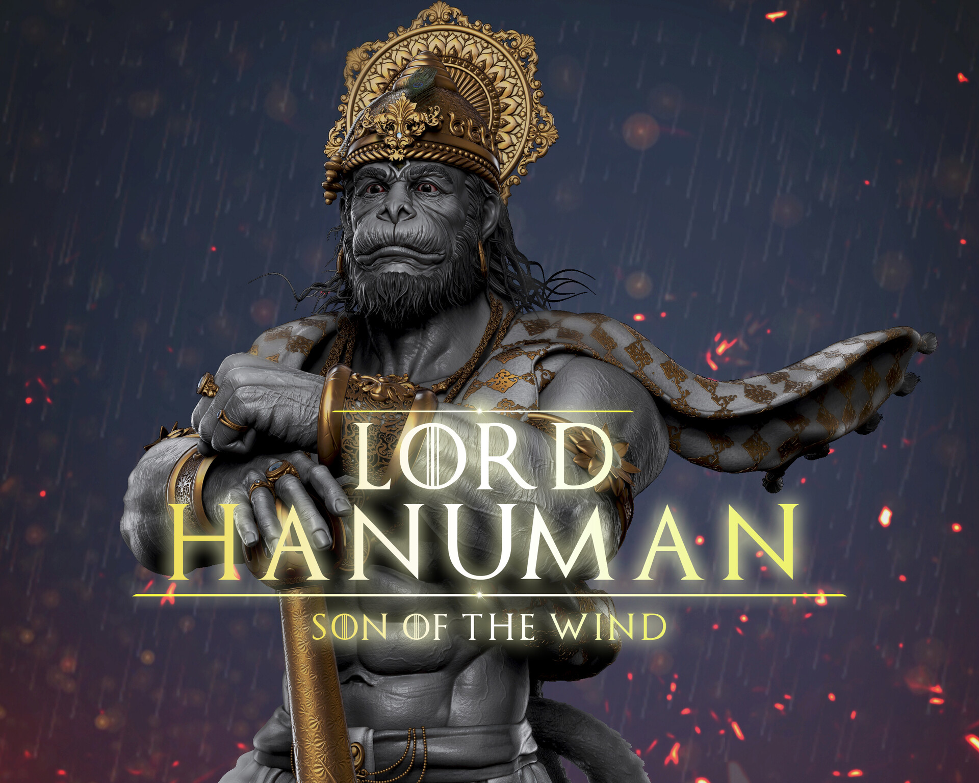ArtStation - Lord Hanuman