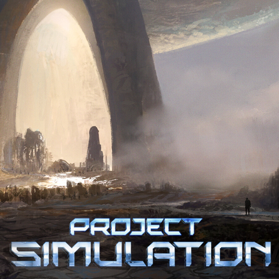 ArtStation - Simulation sci-fi FPS Game concept art