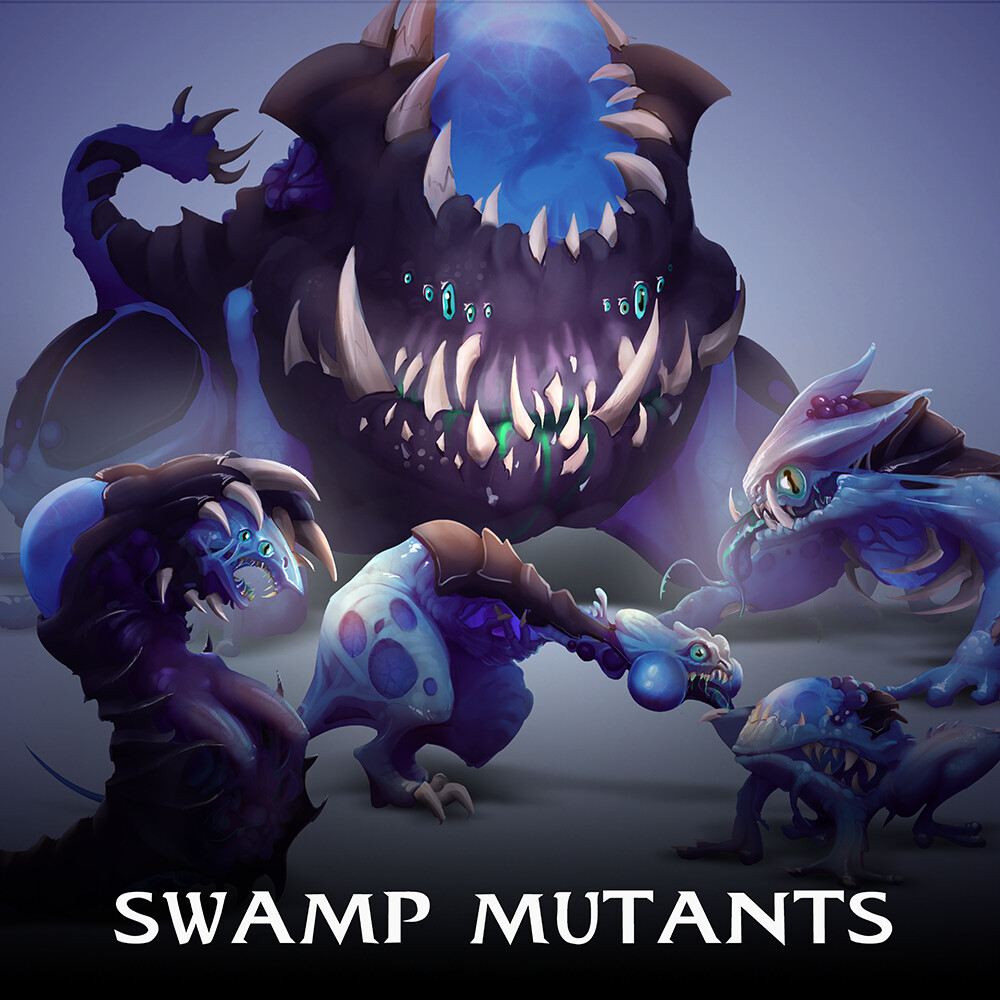 ArtStation - Swamp mutants