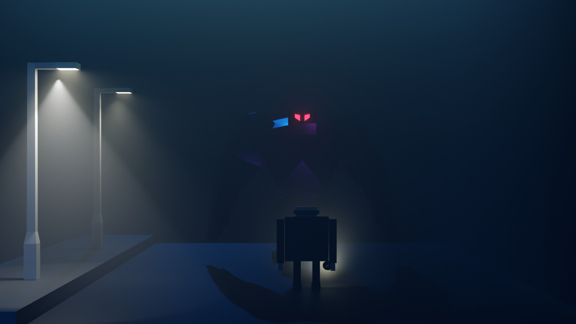 ArtStation - Man VS Monster