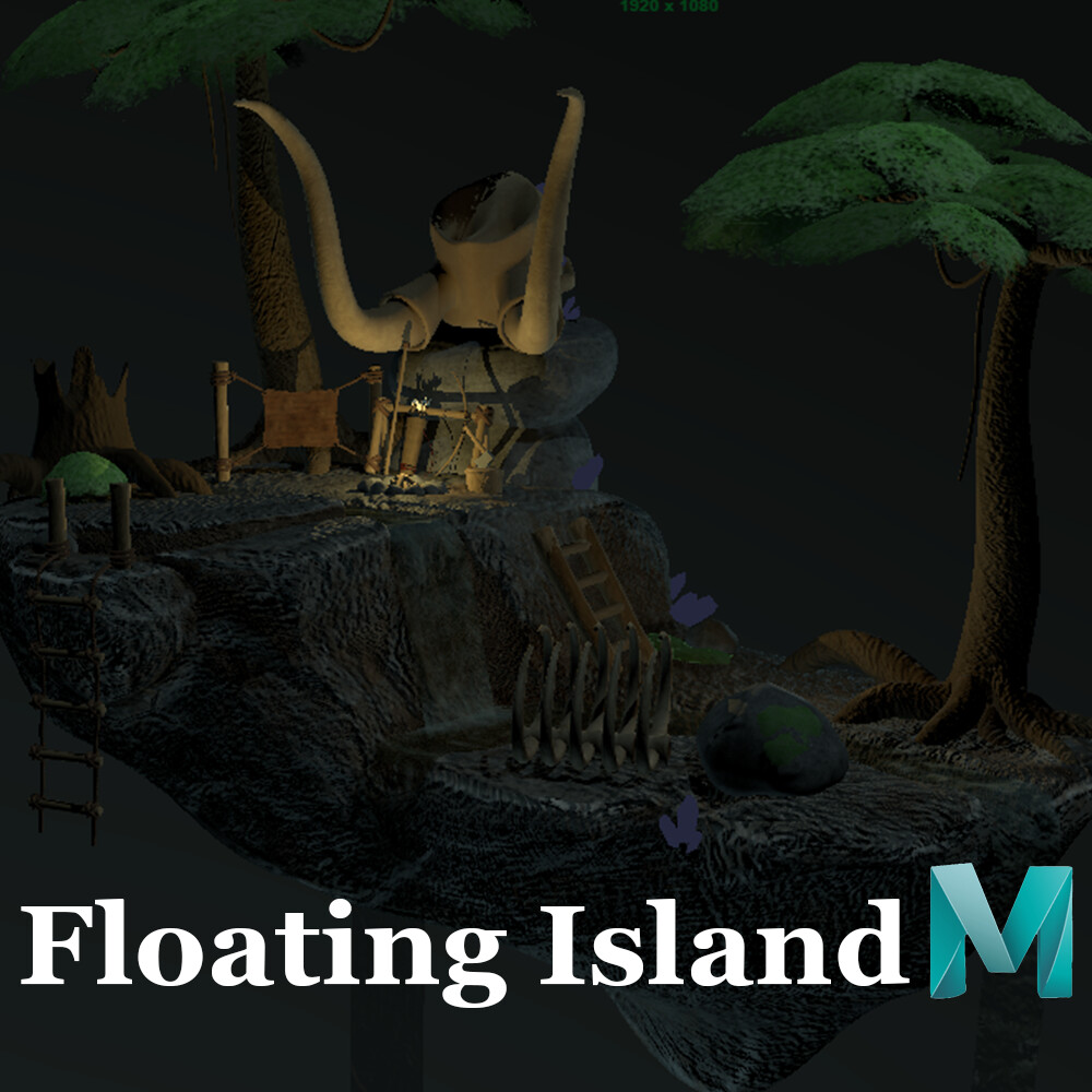 ArtStation - Floating Island