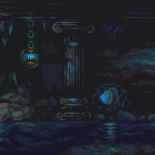 TEMHOTA OKEAHA - underground ruins (background)