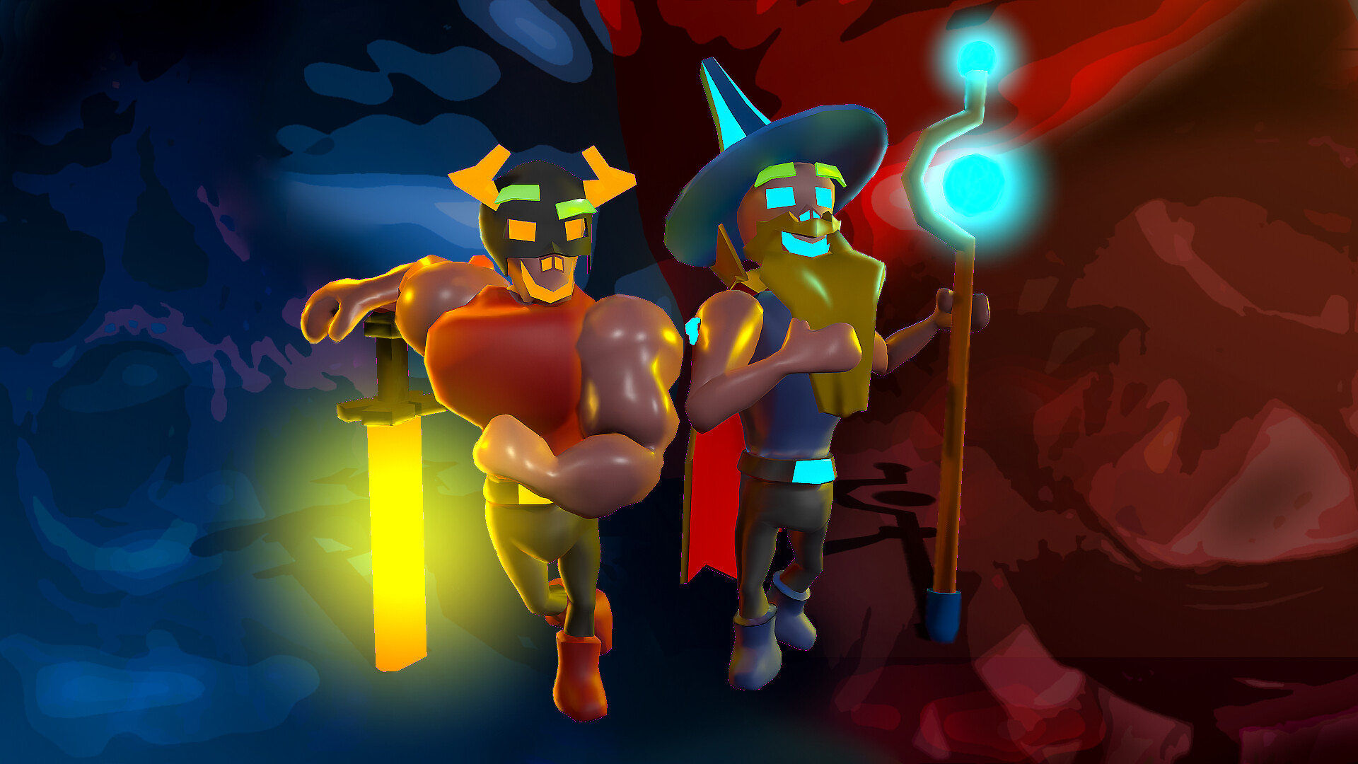 ArtStation - Bro & Dude (Dude In Mushrom) Hyper-Casual Concept + ART