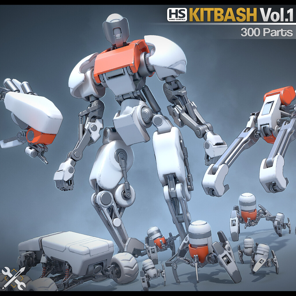 ArtStation - Hard-Surface Kitbash Vol.1