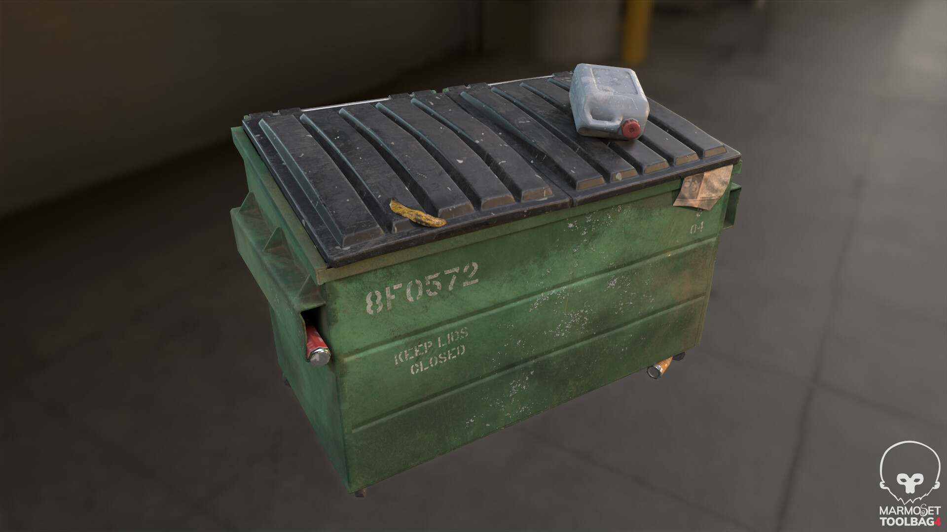 ArtStation - Dumpster prop