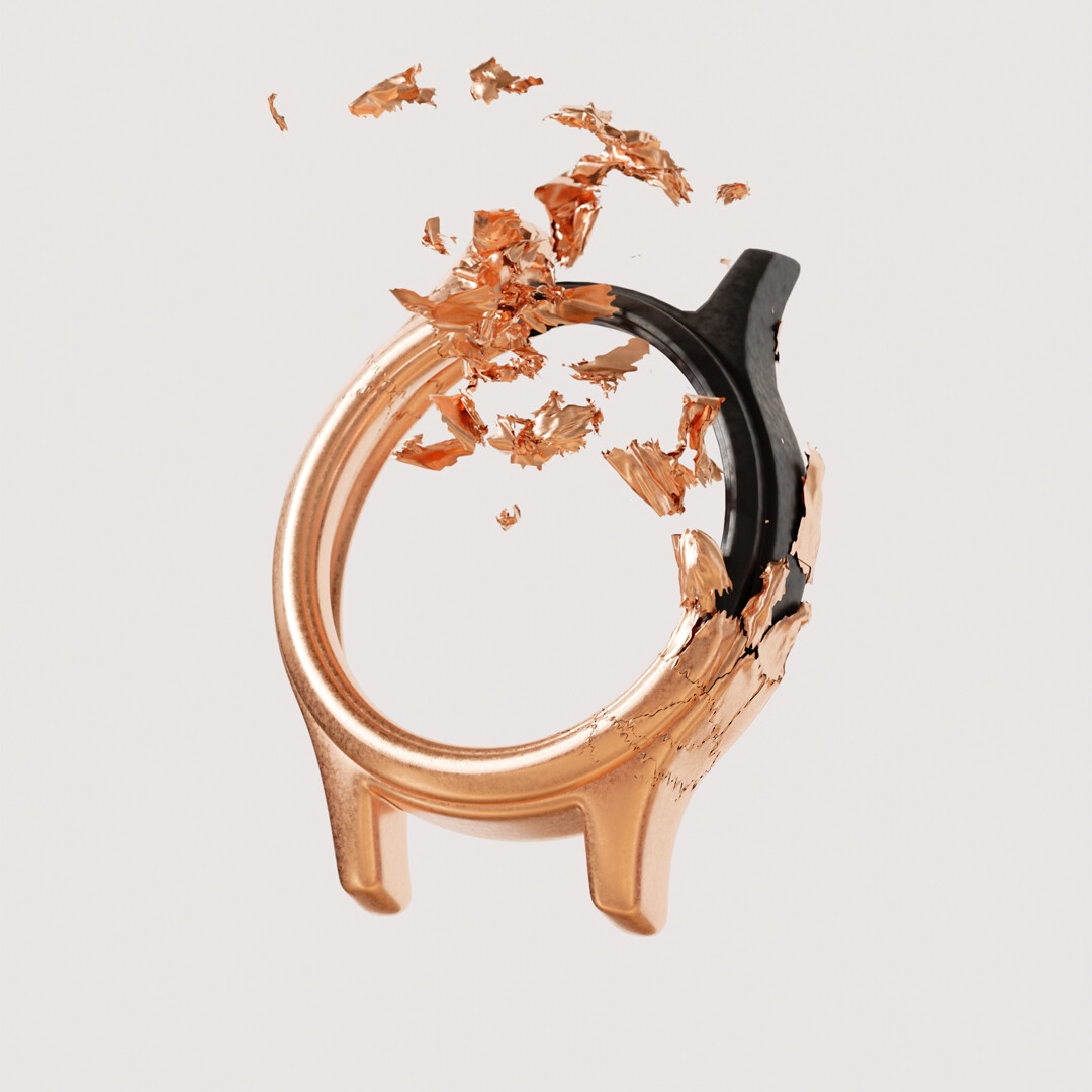 ArtStation - Blender 3D Watch Disintegration Effect