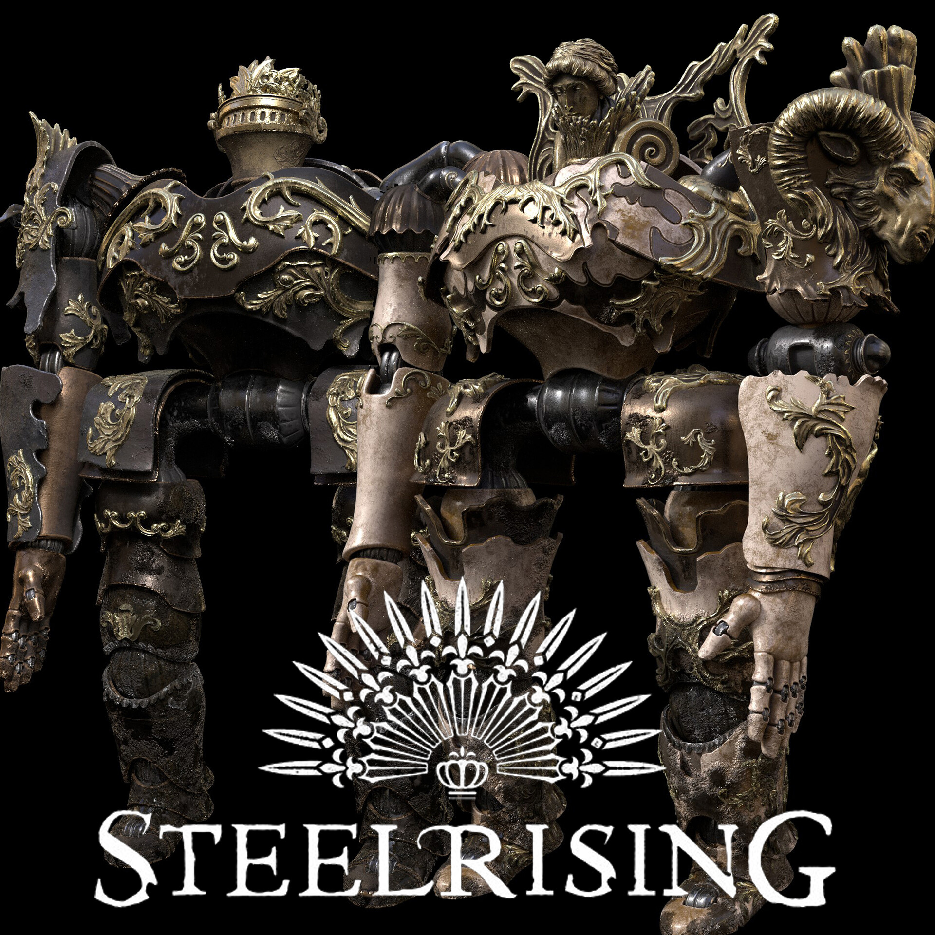 ArtStation - Ram mob from Steelrising