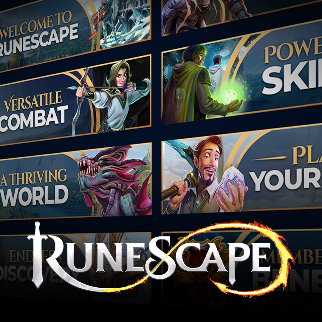 ArtStation - RuneScape - Steam Launch Campaign Creative