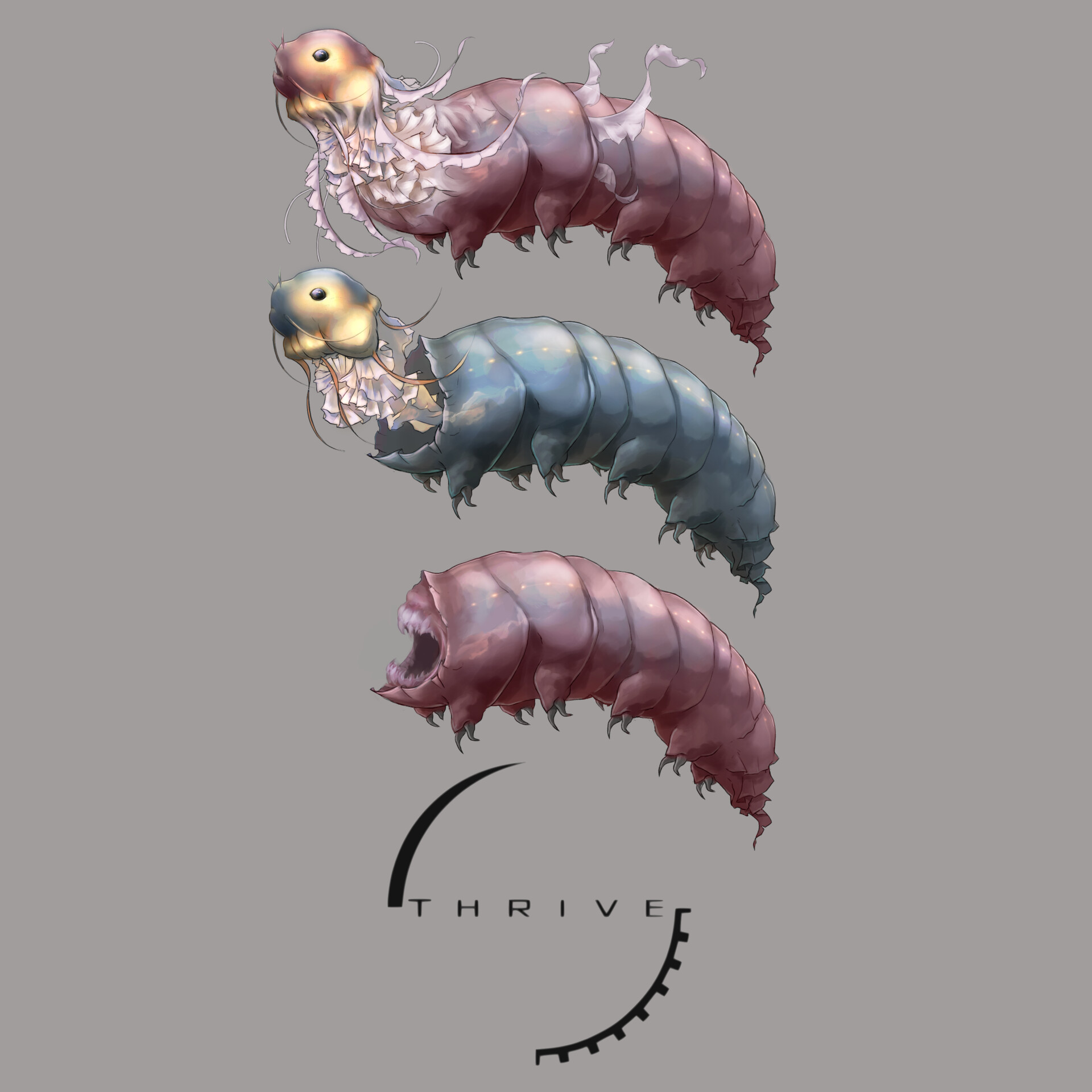 ArtStation - Thrive - Multicellular organism concept art