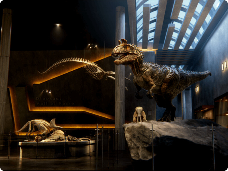 ArtStation - Jurassic Musuem Concept Design and VFX supervision