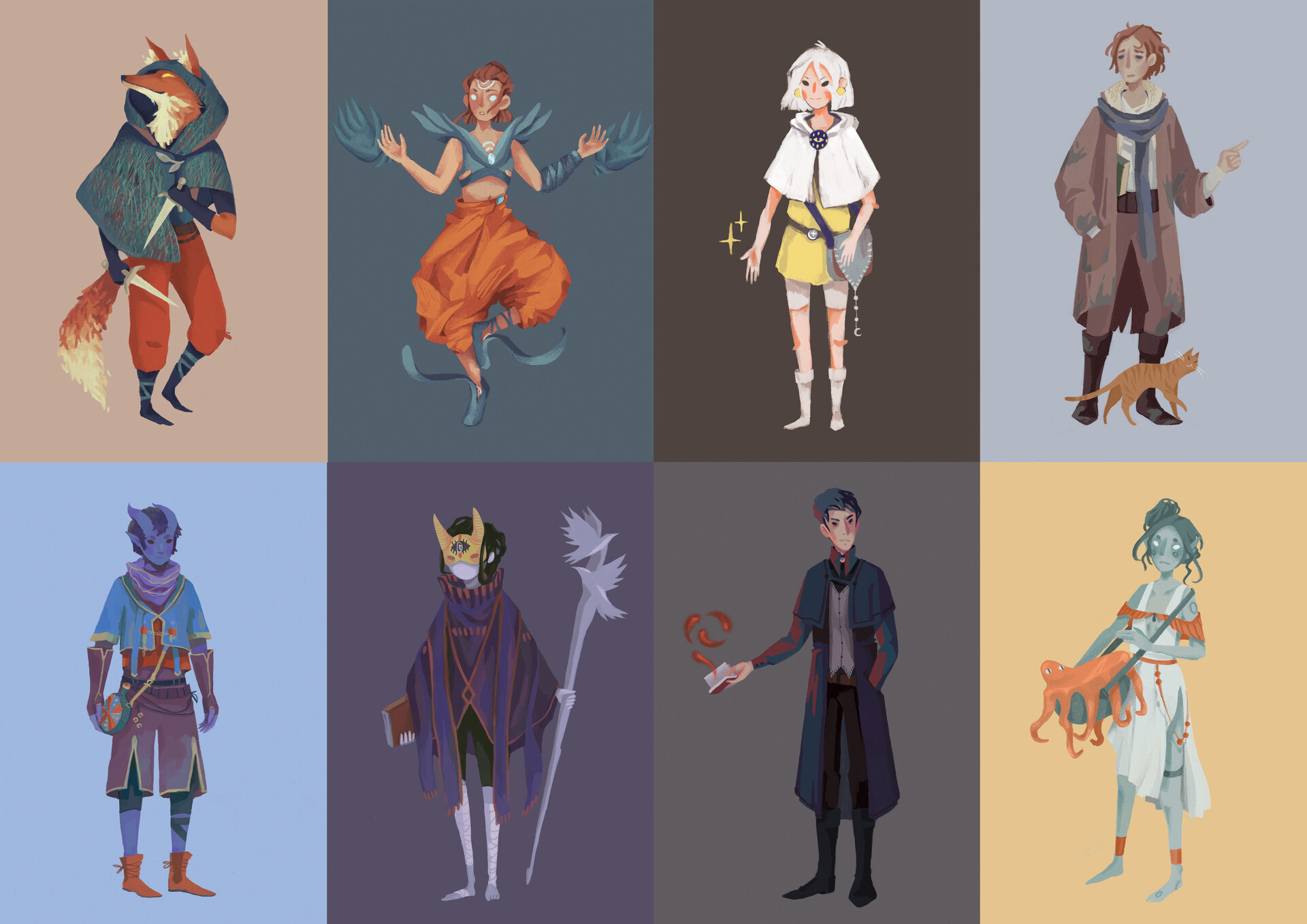 ArtStation - DnD character designs