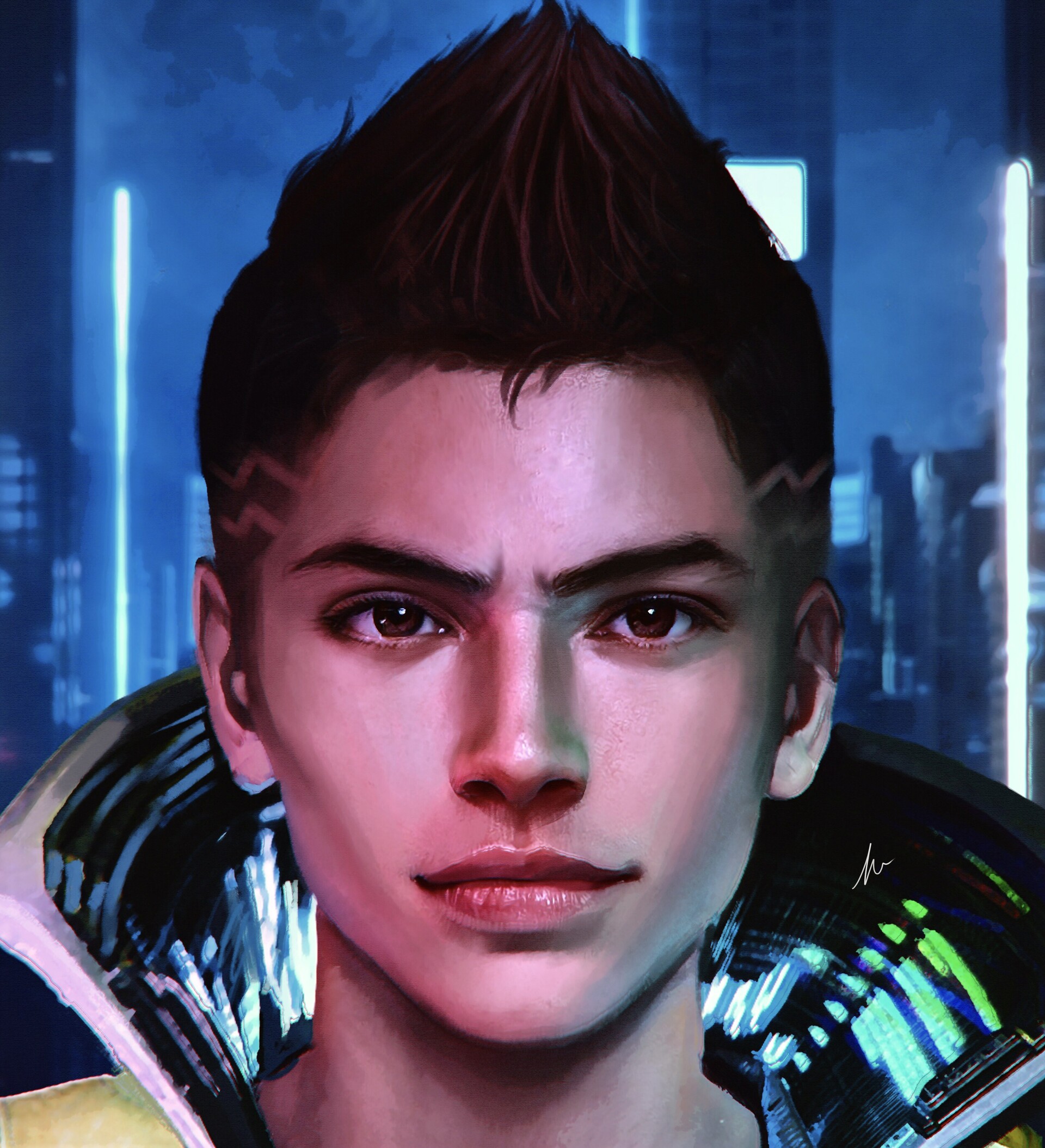 ArtStation - David Cyberpunk: Edgerunners