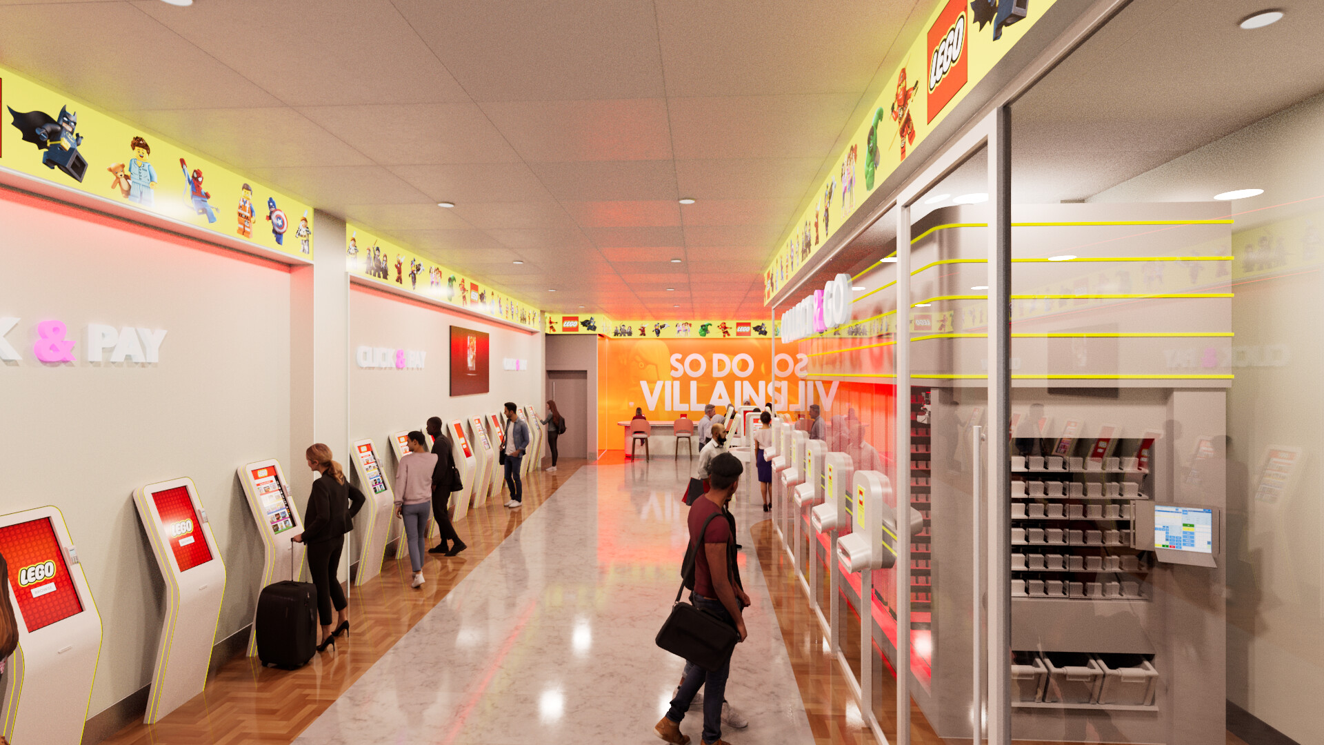 ArtStation - Shopping centre store unit concept