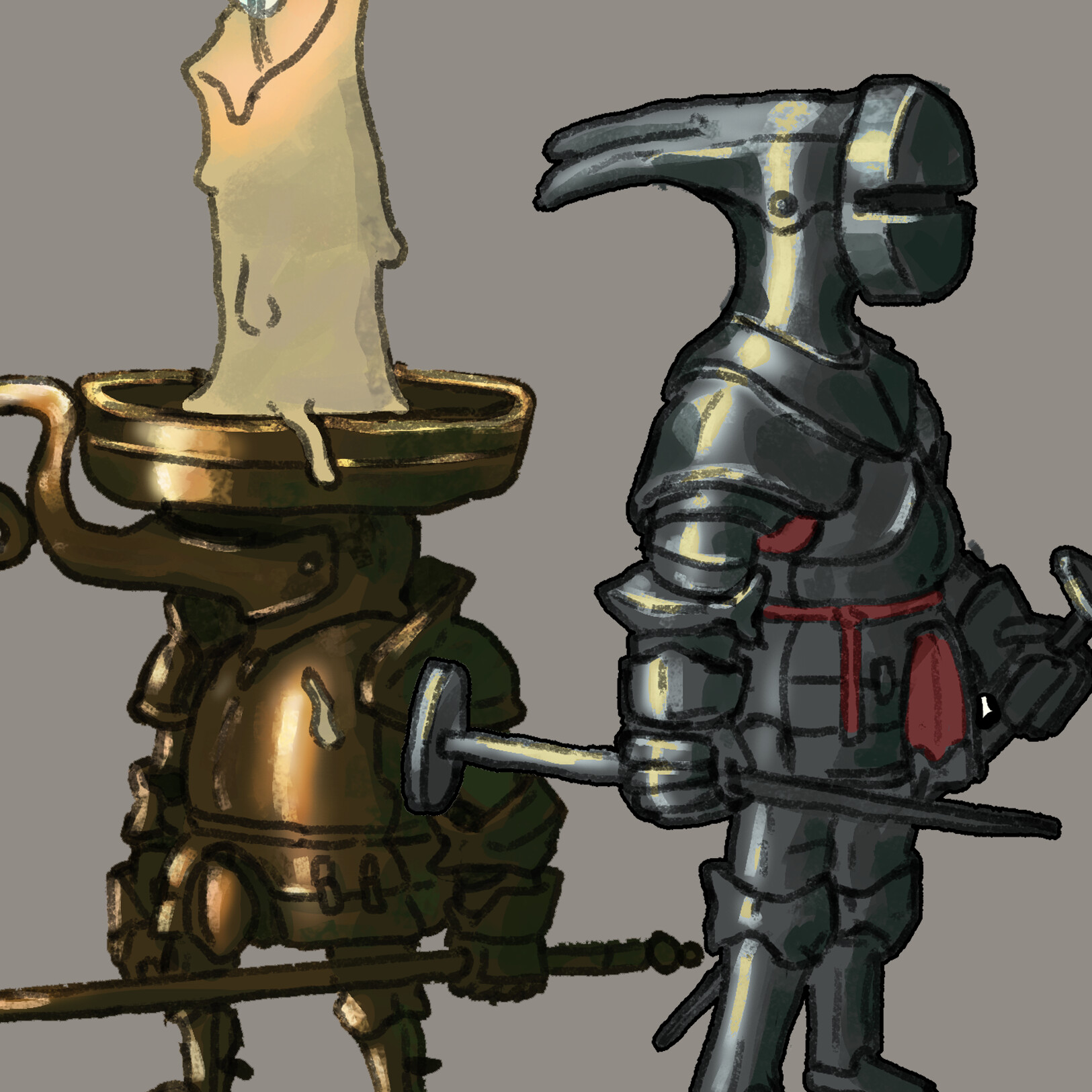 ArtStation - Two knight concepts