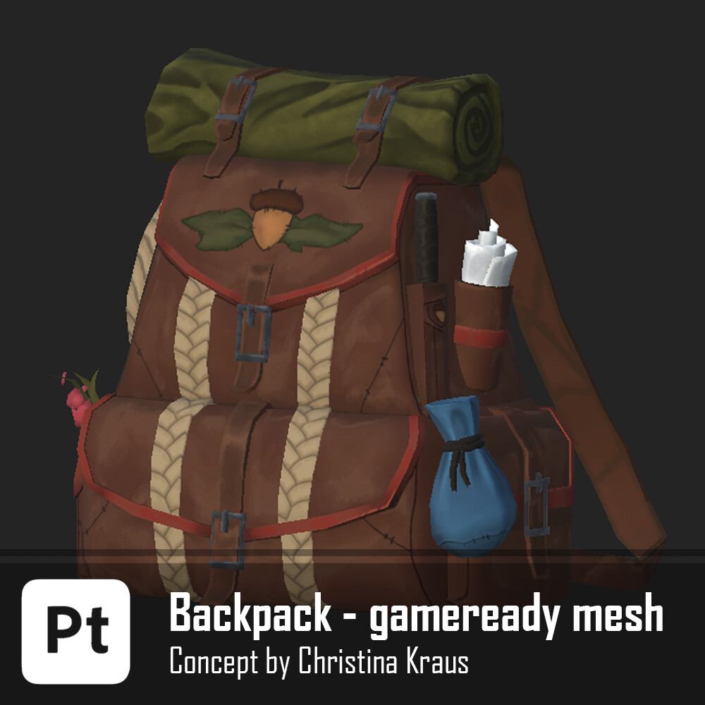 ArtStation - Backpack [Concept by: Christina Kraus]