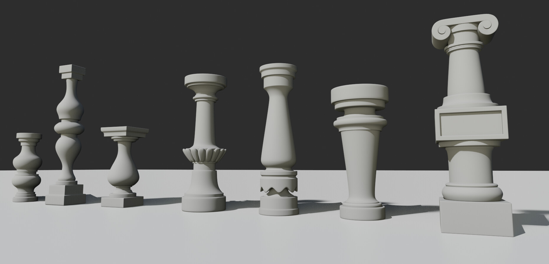 ArtStation - Small pillars 22-28