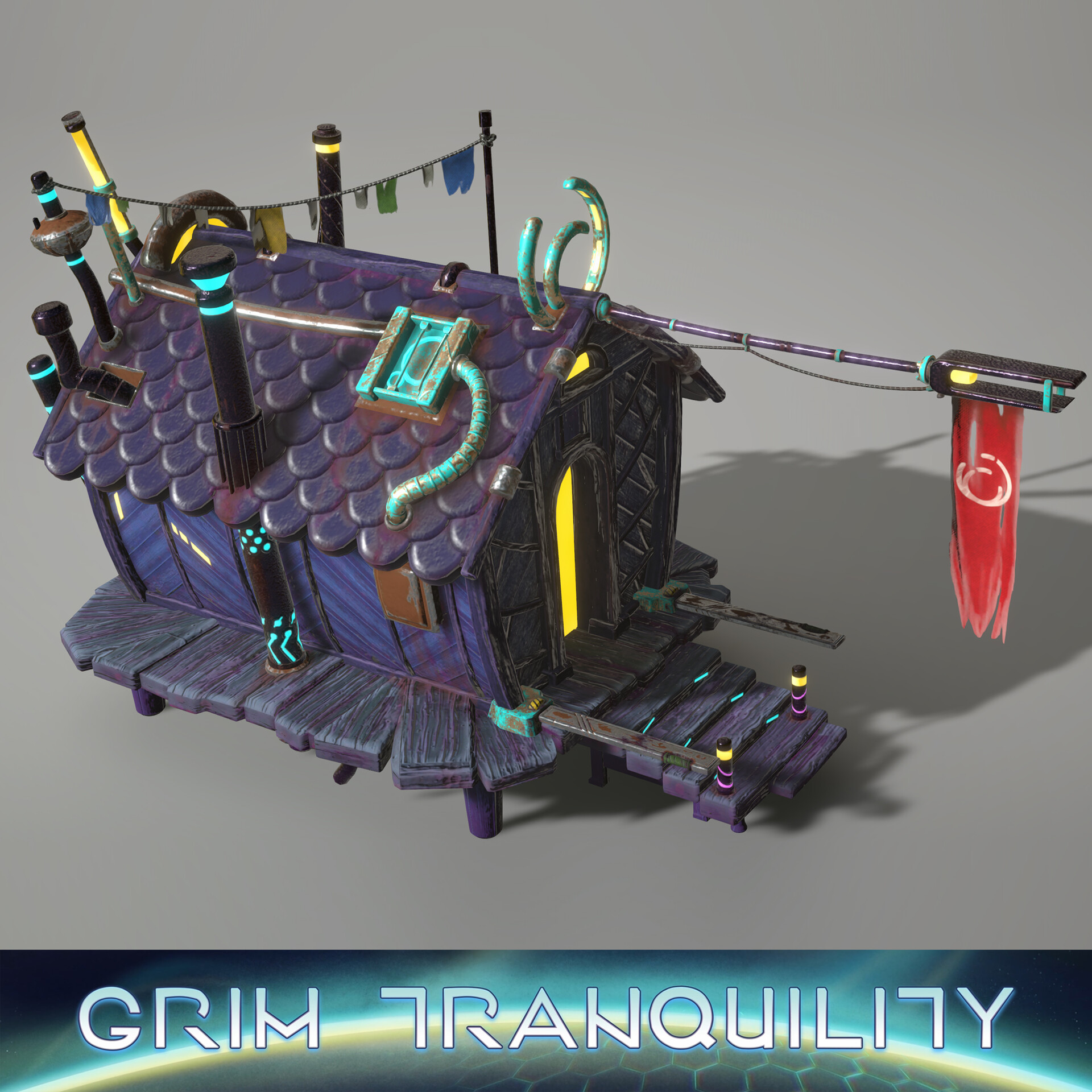 ArtStation - Klompenshop - Grim Tranquility, by Poorly Timed Games