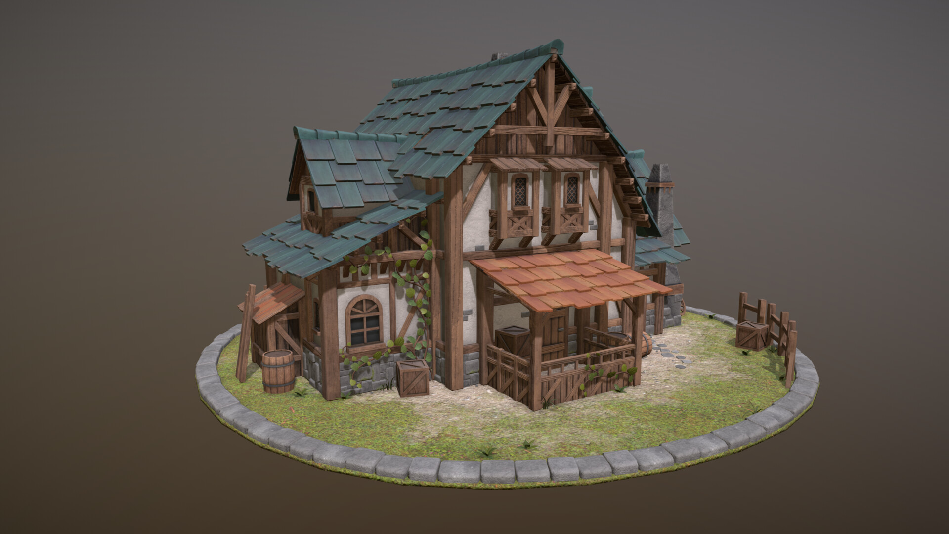 ArtStation - Medieval House