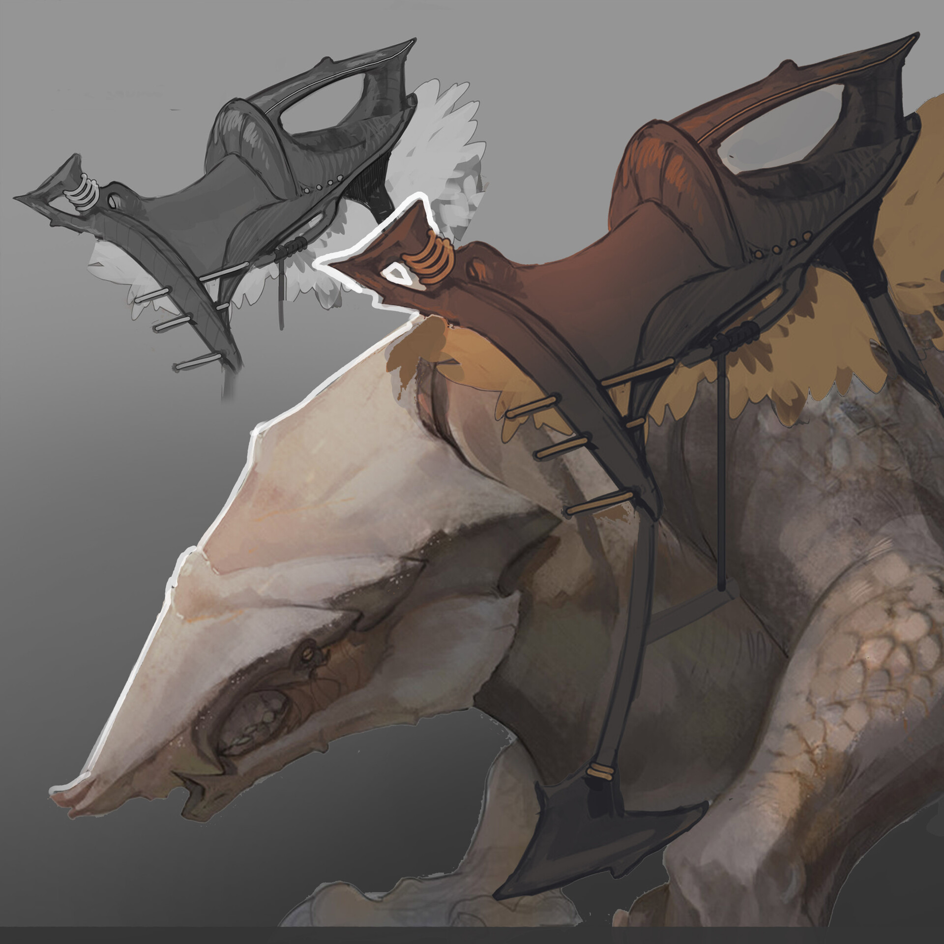 ArtStation - ALIEN MOUNT, Creature Design