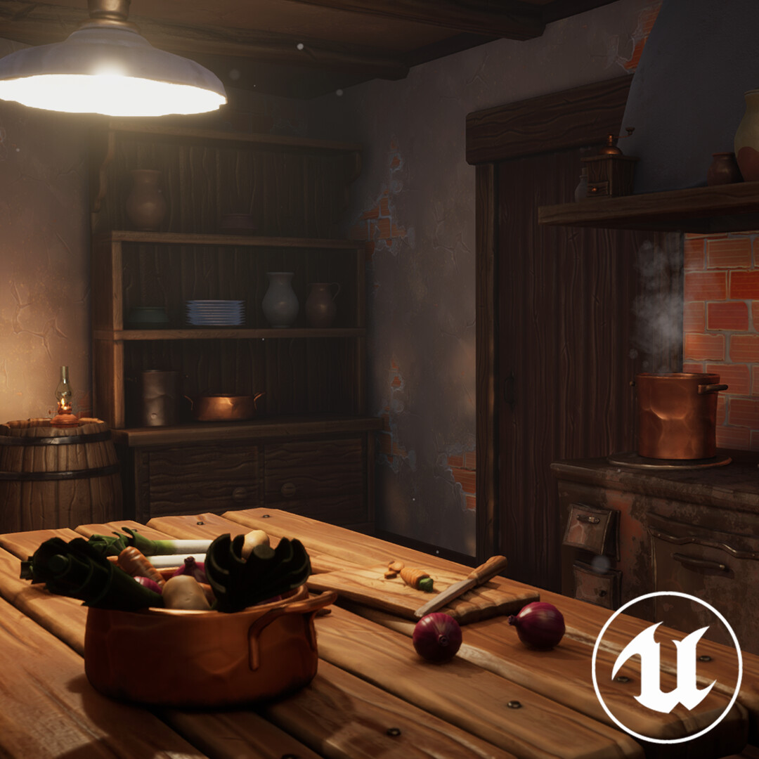 ArtStation - The Moomin Kitchen