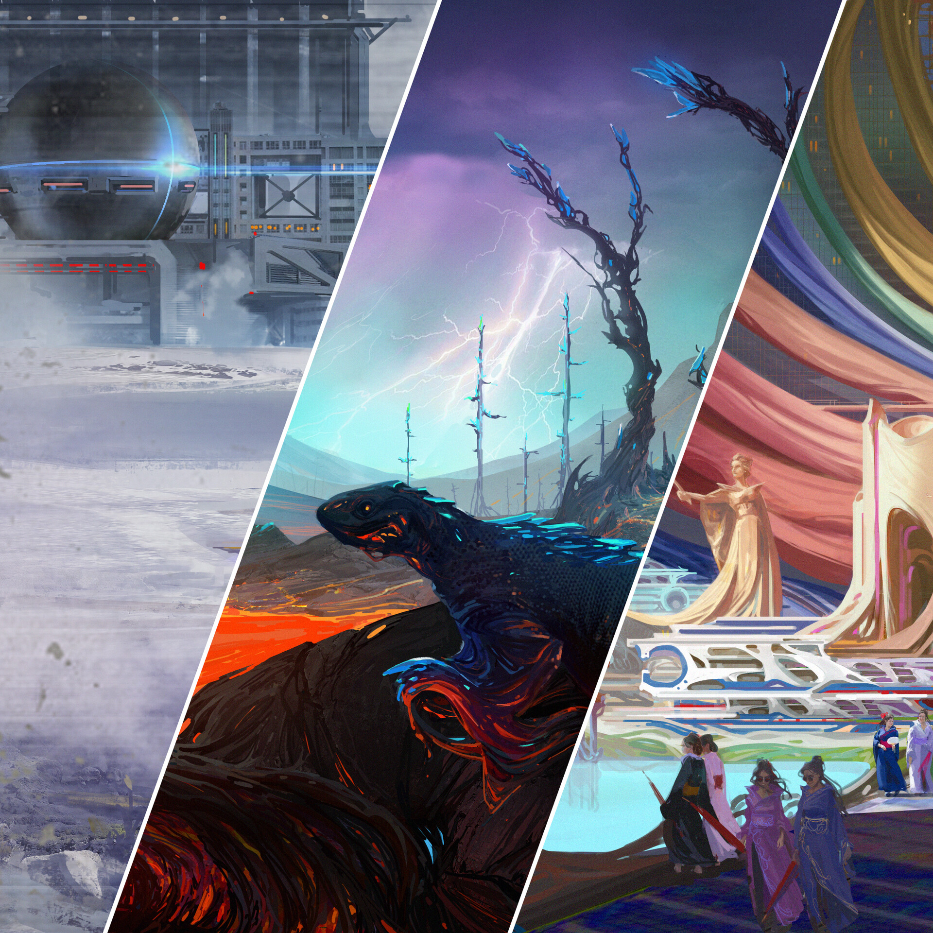 ArtStation - Frontier landscapes