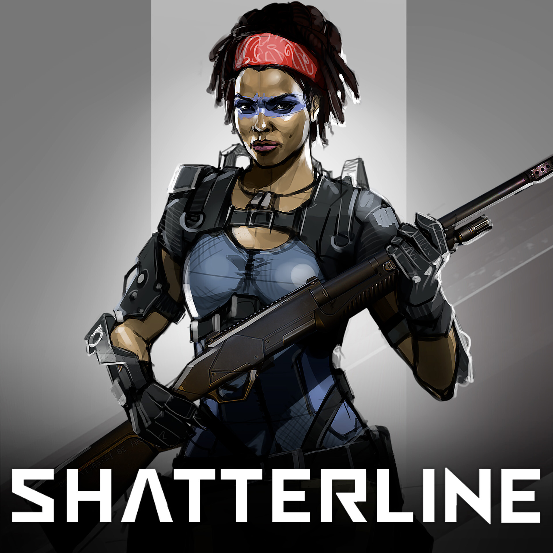 ArtStation - Operatives Sketches for Shatterline