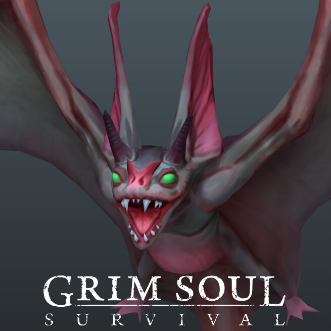 ArtStation - Bat (Grim Soul)