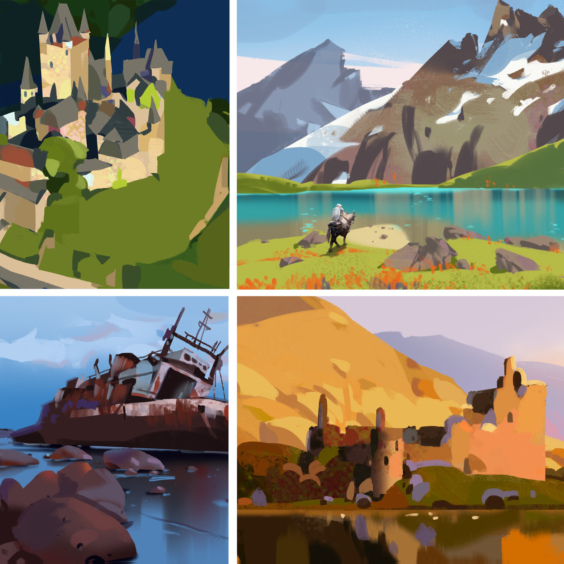 ArtStation - color practice