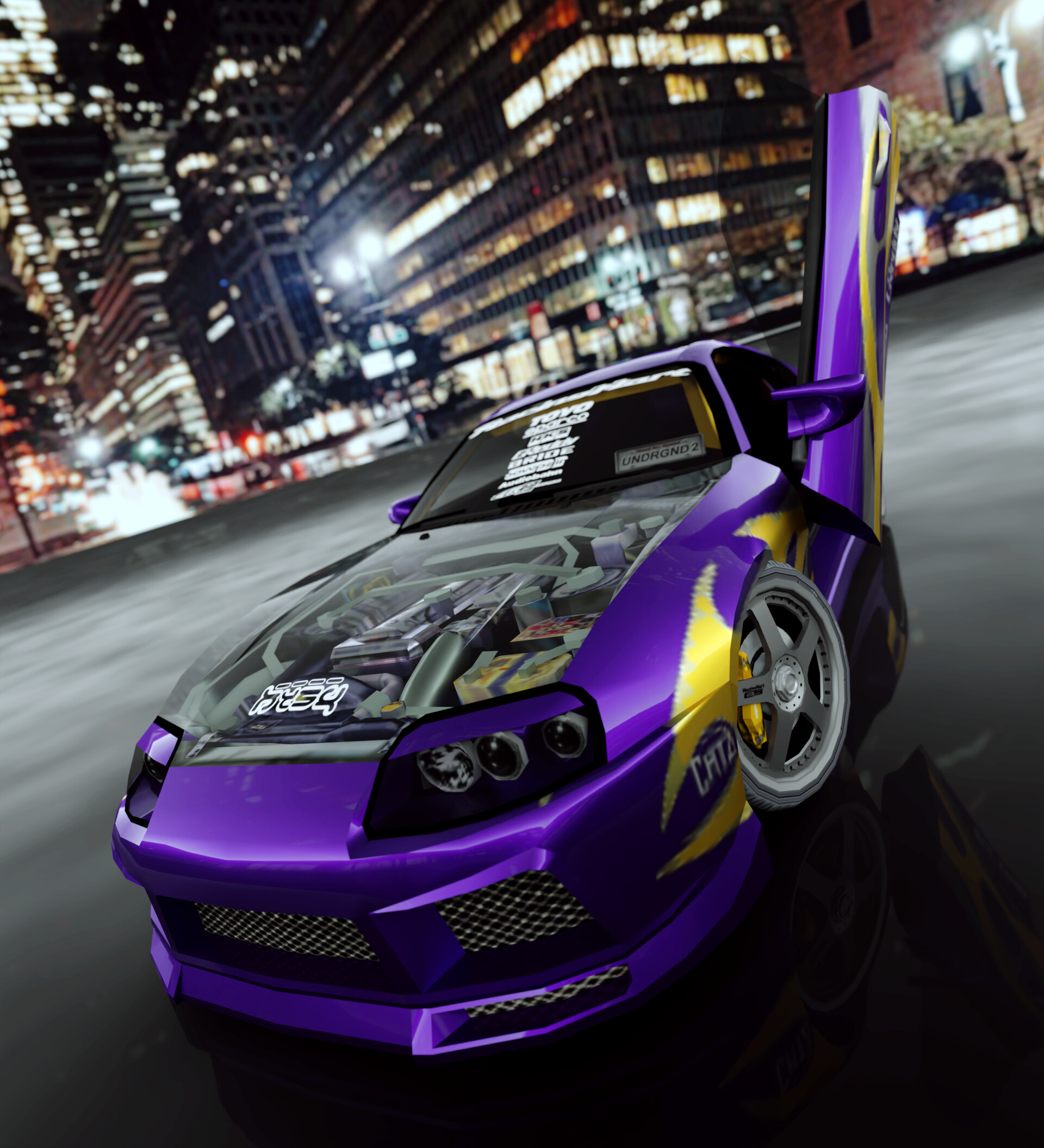 ArtStation - Underground2.net Demo Car - Toyota Supra